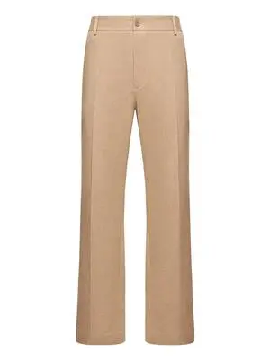 Moncler Sartorial Cotton Trousers - Cream