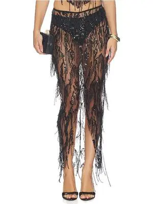 SKETCH-Y Sketch-Y Embellished Maxi Skirt