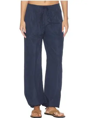 Rag & Bone Taffeta Pant - Deep Blue