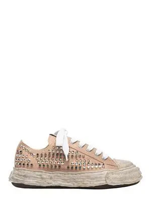 Mihara Yasuhiro Studded Low-top Casual Sneakers - Pink