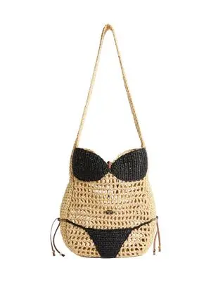 Emilio Pucci Woven Bikini Motif Tote Bag - Nude