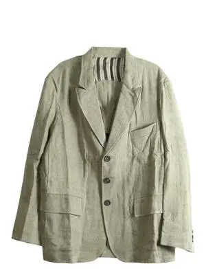 ZIGGY CHEN Jacquard Three-buttoned Jacket - Nude