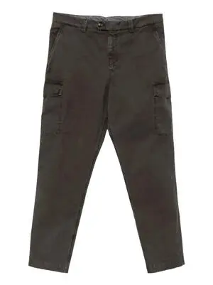 Brunello Cucinelli Cargo Pocket Straight Leg Trousers - Black