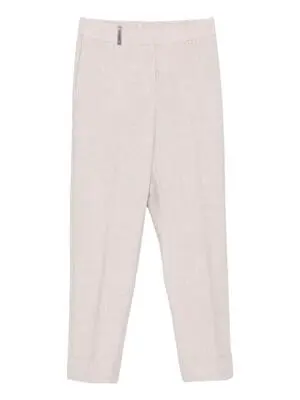 Peserico Tailored Trousers - White