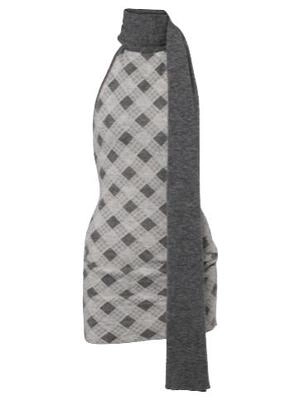 AYA MUSE Axis Wool-blend Mini Dress With Detachable Scarf - China
