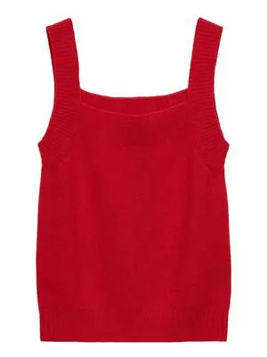 Prada Shetland Wool Tank Top - Red