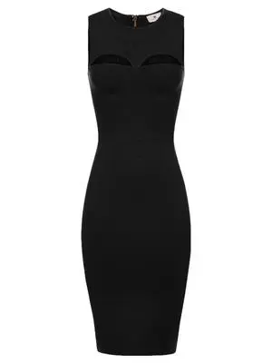 Elisabetta Franchi Sleeveless Cut-out Dress - Black