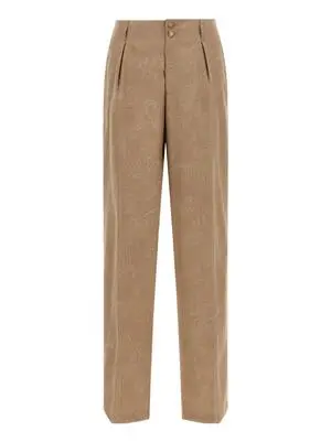 Etro Paisley Jacquard Tailored Pants - Beige