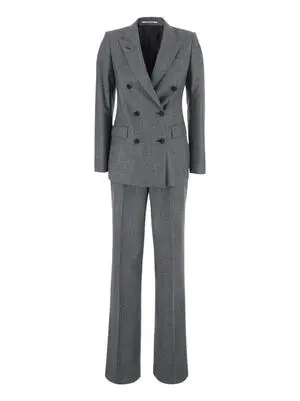 TAGLIATORE Tagliatore Double-Breasted Suit And Trousers Set
