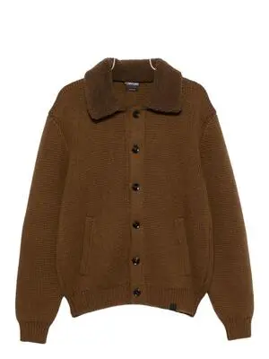 TOM FORD Buttoned Knit Cardigan - Brown