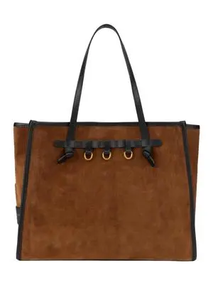 GIANNI CHIARINI Double-handle Tote Bag - Brown