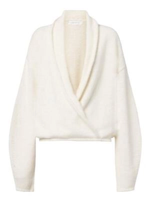 AYA MUSE Aya Muse Kena Cotton Wrap Top White