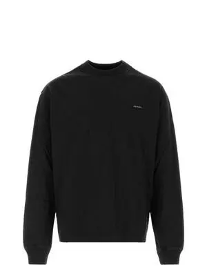 Prada Long-sleeve Sweatshirt With Crew Neck - Black