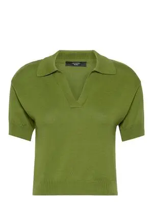 Max Mara Short-sleeve Knit Polo - Green