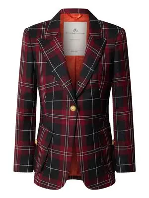 THE EXTREME COLLECTION Gregor Checked Blazer - Red/black