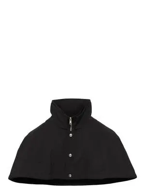 Prada Technical Fabric Capelet - Black