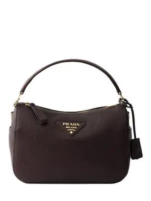 Prada Small Leather Bag - Brown