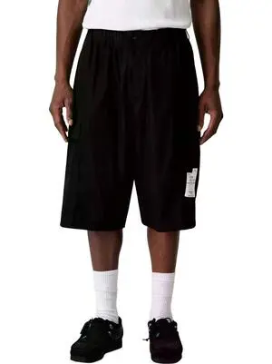 NEIGHBORHOOD Cargo Shorts With Logo Patch - Black