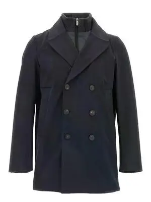 RRD Surflex Double-breasted Peacoat - Blue