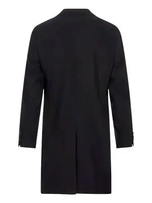 Canali Single-breasted Notched-lapel Coat - Blue