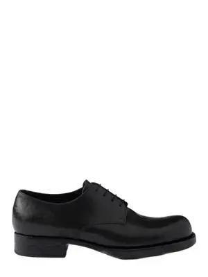 PRADA Prada Antiqued Leather Lace-Up Shoes