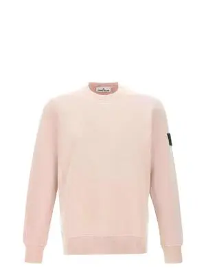 Stone Island Crew Neck Sweatshirt - Pink