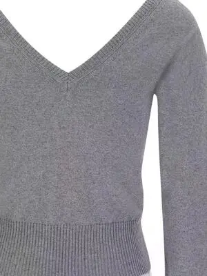 VIVIENNE WESTWOOD Beatrice V-neck Sweater - Grey