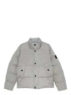 Stone Island Garment Dyed Crinkle Reps Ny Down Jacket - Grey