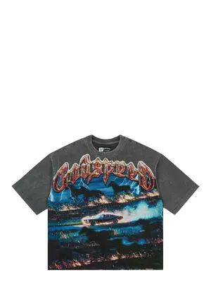 GODSPEED Horsepower Graphic-print T-shirt - Grey