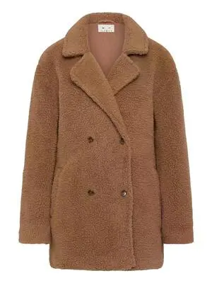 The Upside Gracie Double-breasted Coat - Brown