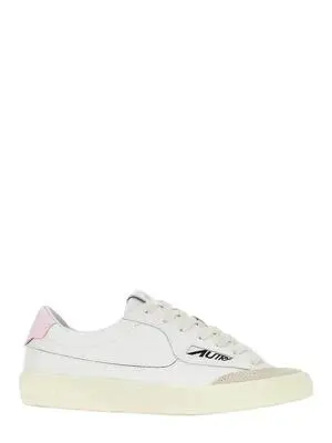 AUTRY Windscape Low Suede-trim Panelled Sneakers - White