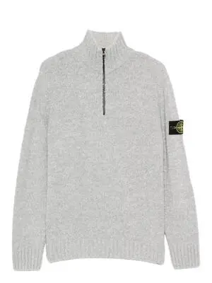 Stone Island Quarter-zip Sweater - Grey