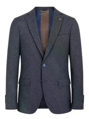 MANUEL RITZ Single-breasted Blazer - Blue