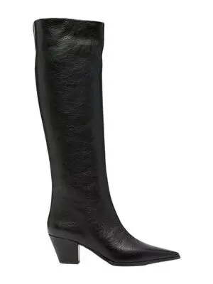 Roberto Festa Fredine Point-toe Knee-high Boots - Black