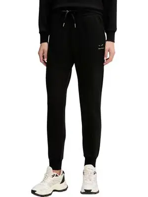 Armani Exchange Logo-embroidered Track Pants - Black