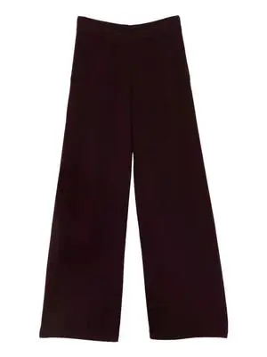 Eric Bompard BOMPARD Cashmere Palazzo Pants Red