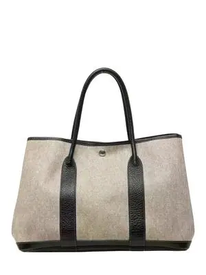 Hermès 2002 Toile And Negonda Garden Party 36 Tote Bag - Neutrals