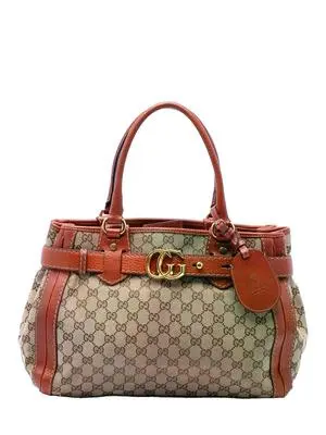 Gucci Gg Canvas Running Tote Bag - Neutrals