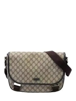 Gucci Gg Supreme Crossbody Bag - Neutrals