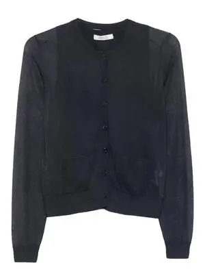 Dorothee Schumacher Sheer Knit Cardigan And Top Set - Blue
