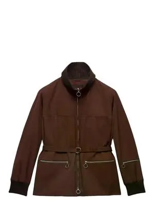 PRADA Prada Technical Fabric Jacket With Ribbed Details