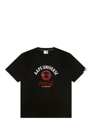AAPE BY *A BATHING APE X Coca Cola Aapeunvs T-shirt - Black