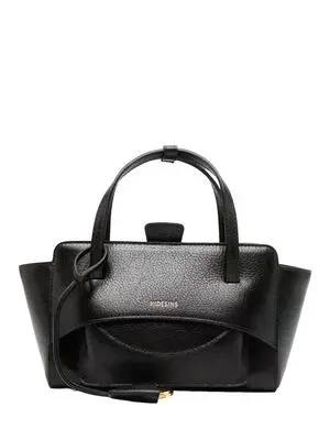 HIDESINS Textured Leather Tote Bag With Gold-tone Logo - Brown