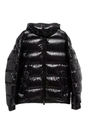 Moncler Quilted Hooded Jacket - Black