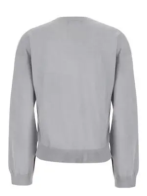 Fabiana Filippi V-neck Ribbed Sweater - Grey
