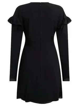 Philosophy Di Lorenzo Serafini Ruffled Trim Ruched Dress - Black