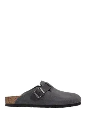 BIRKENSTOCK Birkenstock Boston Clogs With Adjustable Strap Grey
