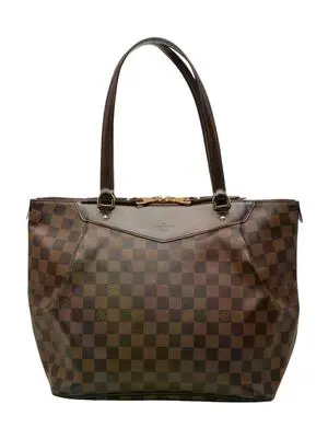 LOUIS VUITTON Damier Ebene Westminster Gm Shoulder Bag - Brown