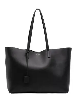 Saint Laurent 2020 Large Leather East West Shopping Tote Bag - Black