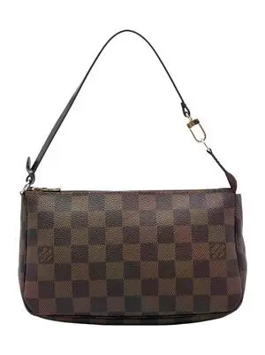 LOUIS VUITTON 2012 Damier Ebene Pochette Accessoires Shoulder Bag - Brown